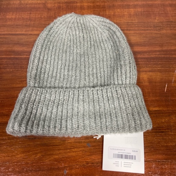 OAK + FORT | Accessories | Oak Fort Moon Mist Gray Toboggan One Size ...